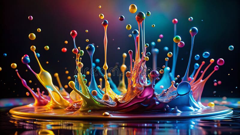 Dynamic CMYK Color Splash a Vibrant Abstract Background Design Perfect ...