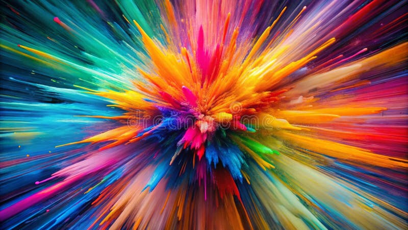 Dynamic CMYK Ink Splatter Background a Long Exposure Exploration of ...
