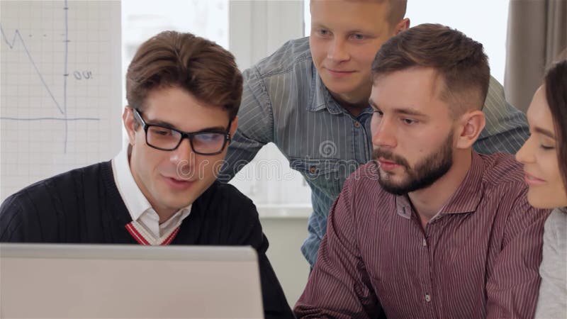 Dynamic Collaboration among Four Young Creative Managers at the Office ...