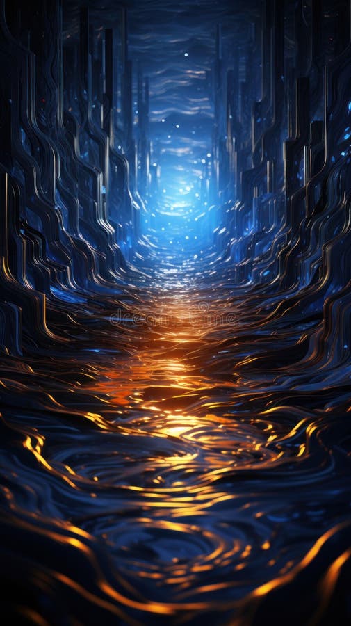 Dynamic Collision: Skidmarks and Blue Cube. Created with Generative AI ...