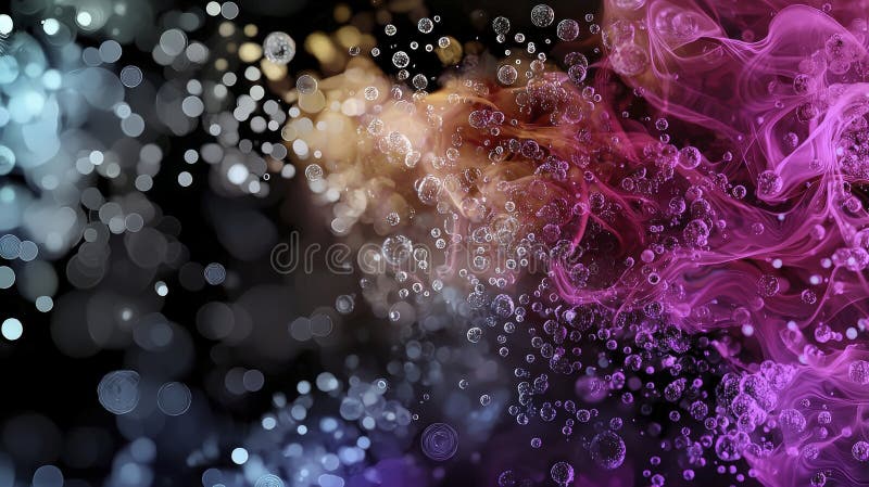Dynamic Color Shifts of Small Dots Creating Vibrant Patterns Abstract ...