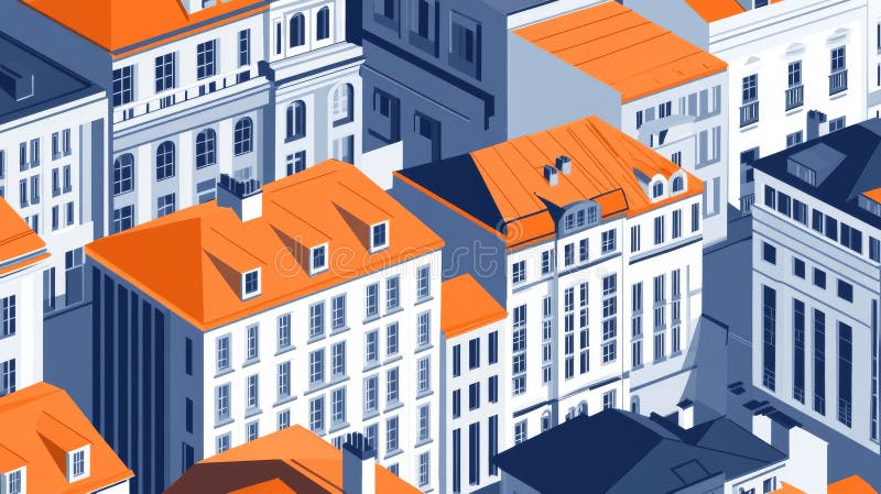 Dynamic and Colorful Abstract Homes, Elegantly Positioned in Front of a ...