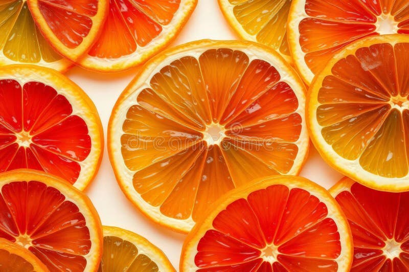 Vibrant Grapefruit Pulp Abstract Stock Illustration - Illustration of ...