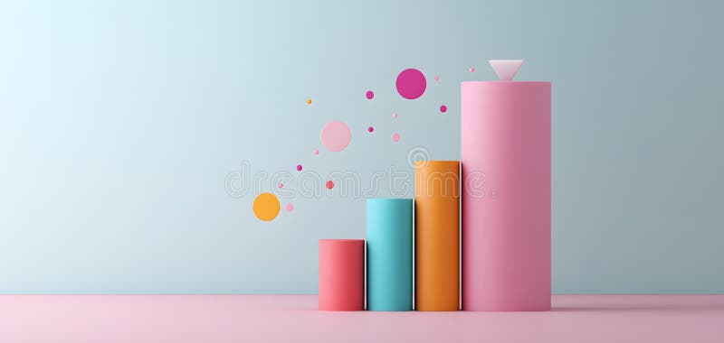 Dynamic Colorful Bar Graph Representing Consumer Behavior Trends and ...