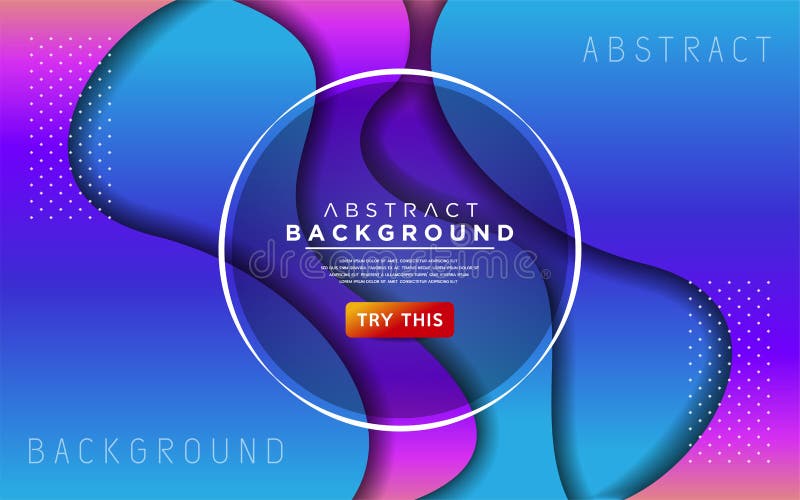Dynamic Colorful 3D Overlap Textured Style Background Design. Modern ...