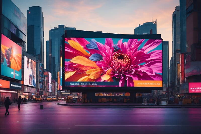 The Dynamic and Colorful Displays of Digital Billboards and ...