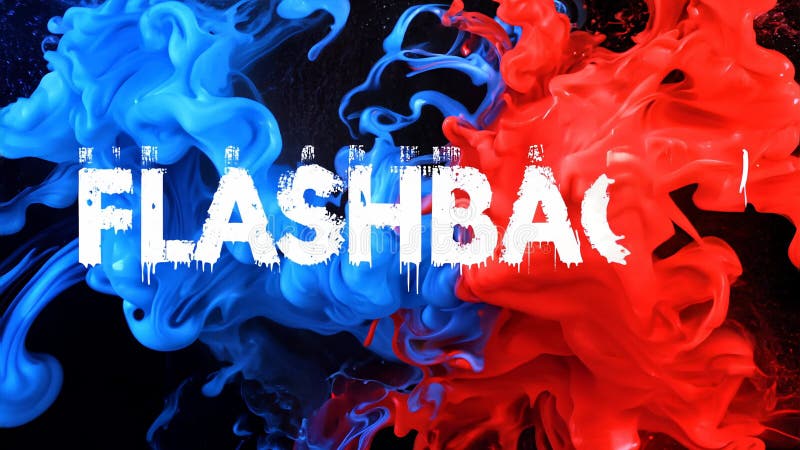 Dynamic Colorful Ink Explosion with Bold Text Overlay Stock Footage ...