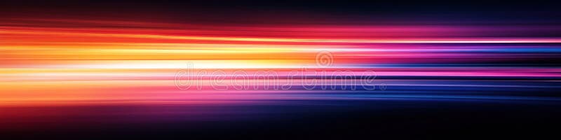 Dynamic Colorful Light Streaks Abstract Background Stock Illustration ...