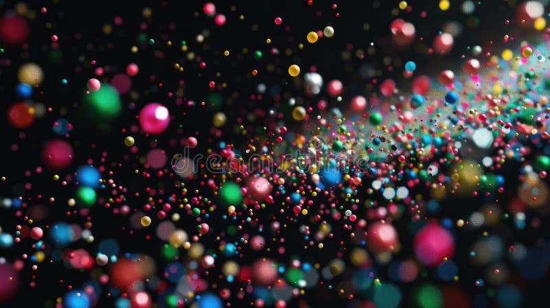 Dynamic and Colorful Particle Background Design with Bright and Vibrant ...