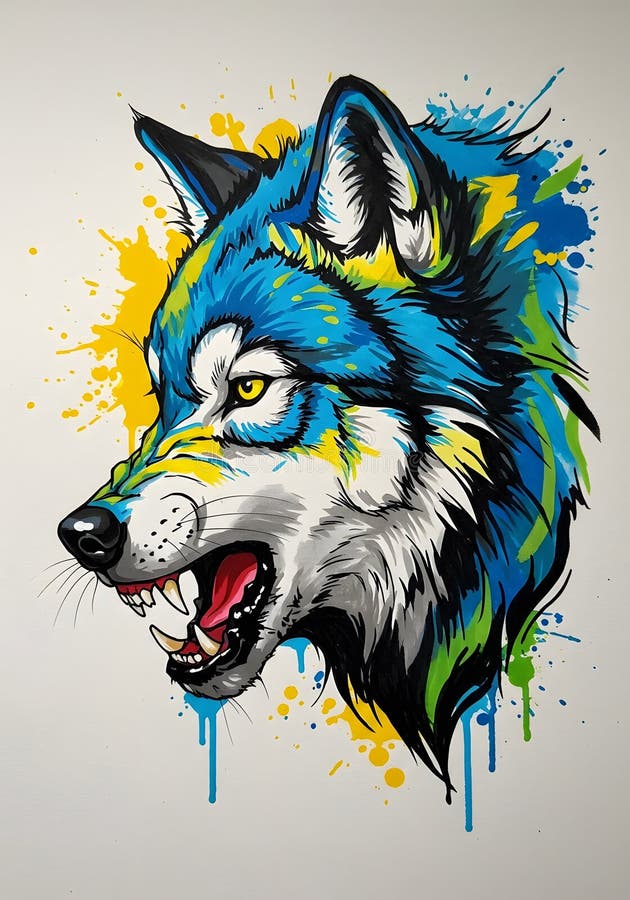 Aggressive Roaring Expression Stock Illustrations – 1,467 Aggressive ...