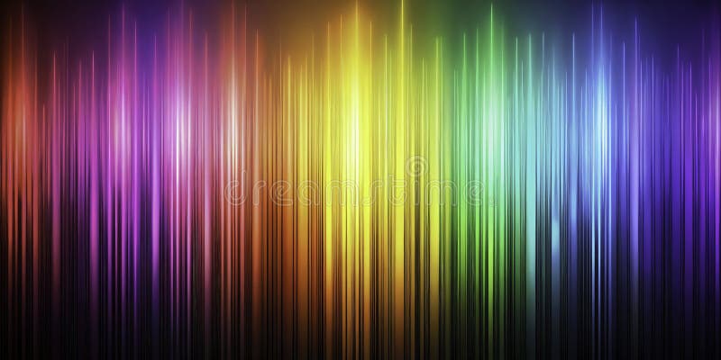 Dynamic Colorful Vertical Lines a Panoramic Abstract Background for ...