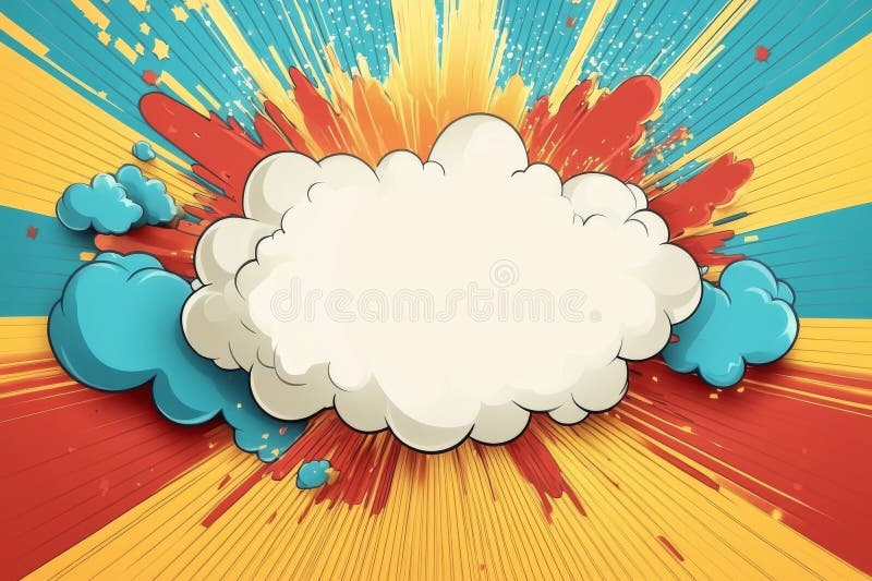 Dynamic Comic Book Background Featuring Vibrant Action Scenes, Colorful ...