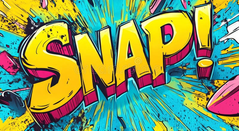 Dynamic Comic Book Explosion with Bold Visual Style Stock Image - Image ...