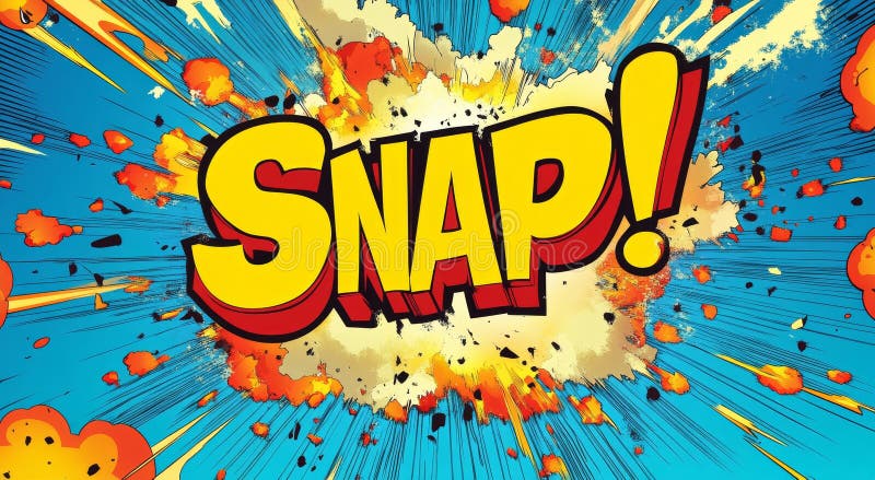 Dynamic Comic Book Explosion with Bold Visual Style Stock Image - Image ...