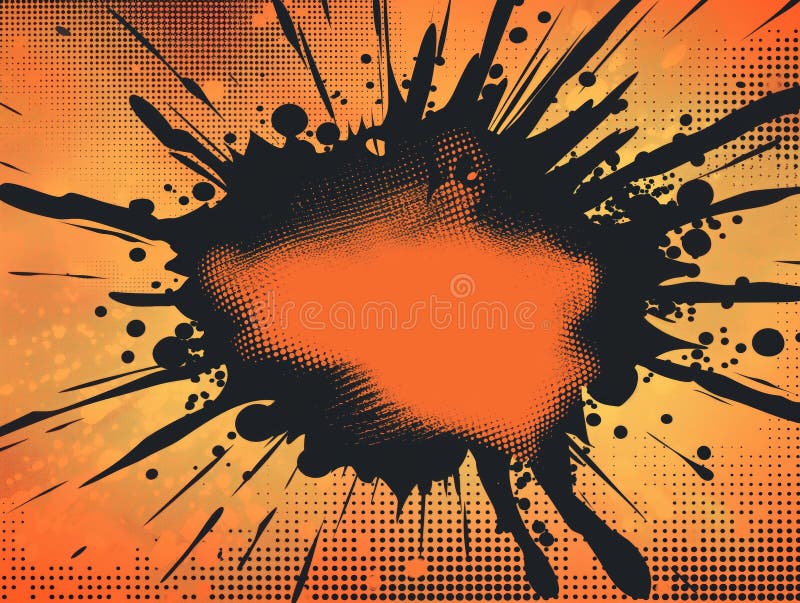 Dynamic Comic Book Splash Background Stock Photo - Image of grunge ...