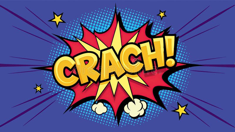 Colorful Comic Book Explosion with Sound Effect Text Stock Illustration ...