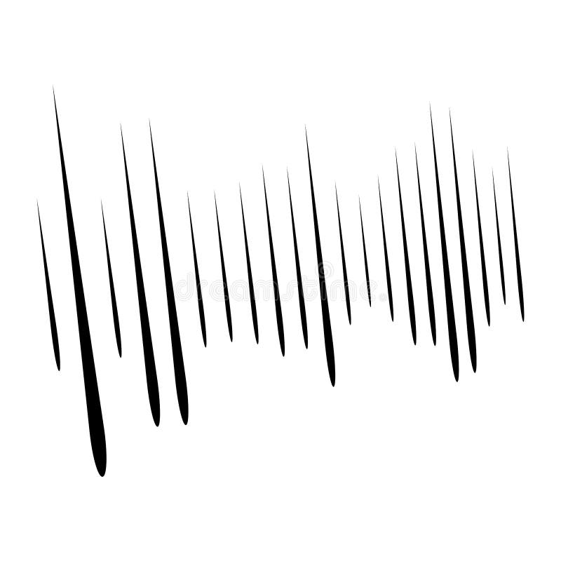 Dynamic Comic Burst Lines. Random Vertical Straight Stripes. Irregular ...