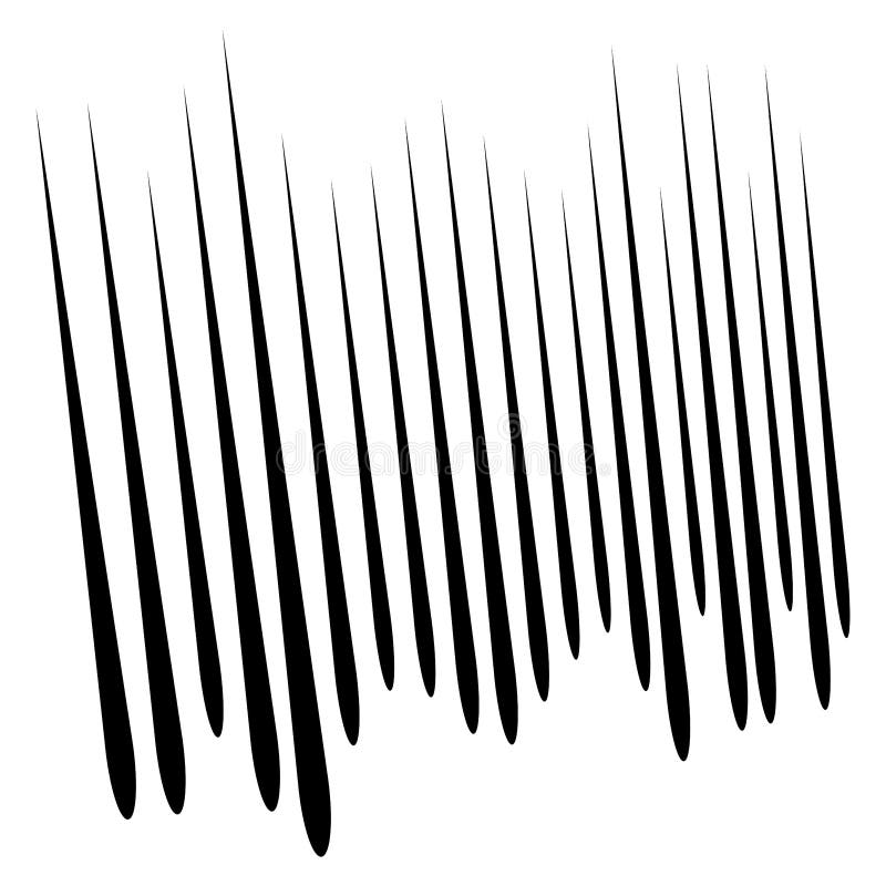 Dynamic Comic Burst Lines. Random Vertical Straight Stripes. Irregular ...