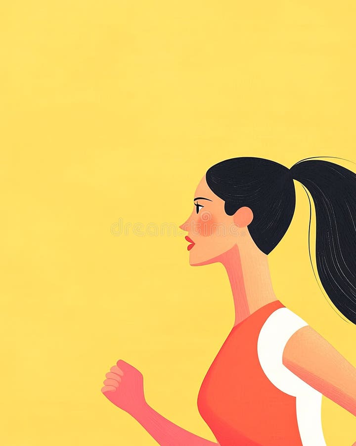 Stylized Comic Character Energetically Running with Vibrant Expressions ...