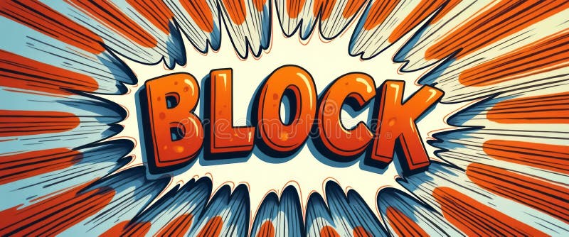 Dynamic Comic Style Explosion Featuring Word Block Stock Photos - Free & Royalty-Free Stock ...