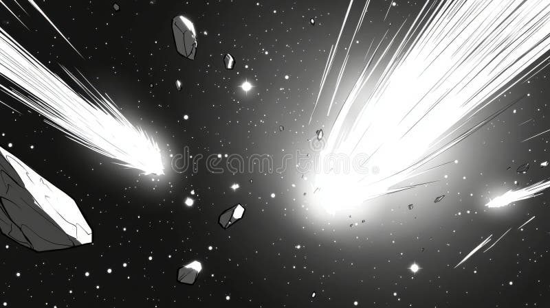 Dynamic Comic-style Speed Lines, Action Graphics, and Explosive Bursts ...