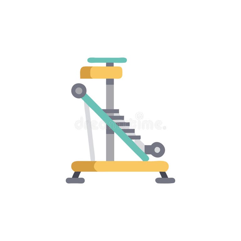 Dynamic Compact Stair Stepper Icon Stock Illustration - Illustration of ...