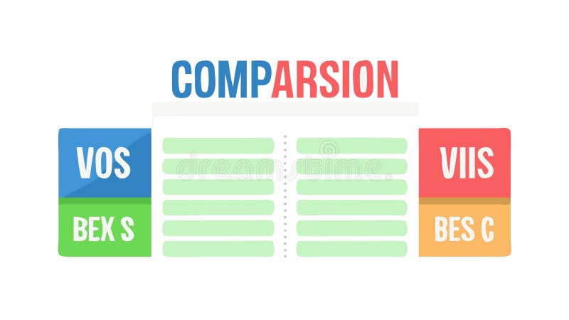 Dynamic Comparison Chart for Data Visualization, Vector Design ...