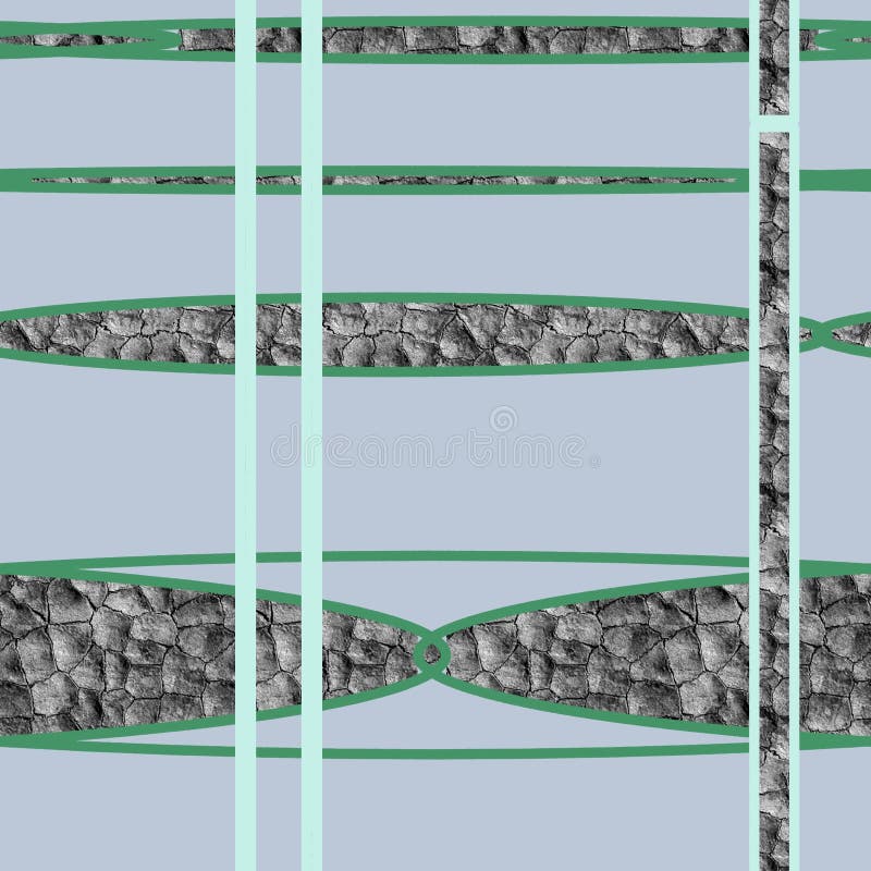 Seamless Pattern of Abstract Vertical and Horizontal Elements with ...