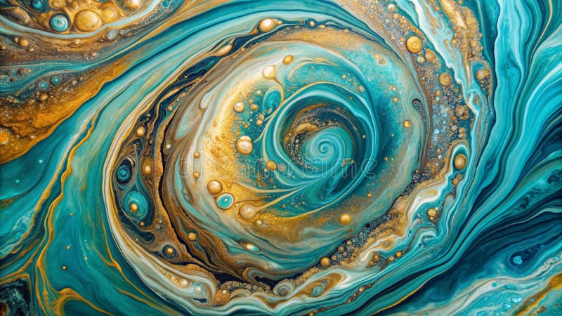 Figurative Acrylic Pour Painting Pattern Colorful Designs, Composition ...