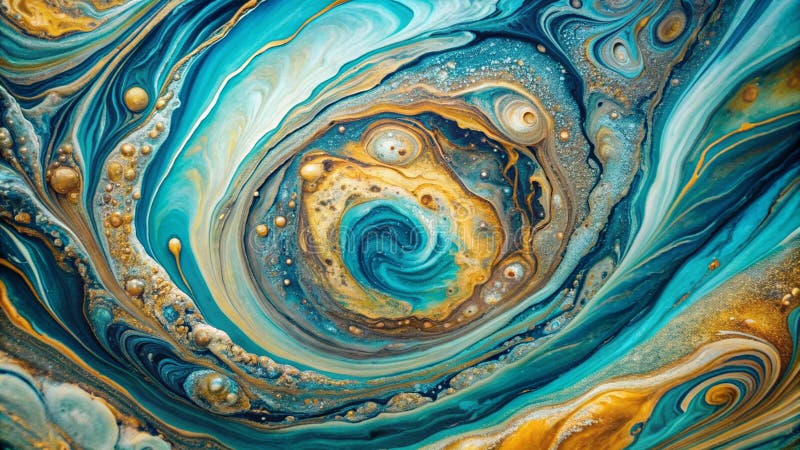 Figurative Acrylic Pour Painting Pattern Colorful Designs, Composition ...