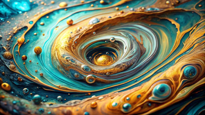 Figurative Acrylic Pour Painting Pattern Colorful Designs, Composition ...