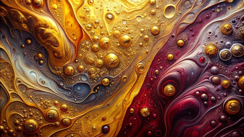 Figurative Acrylic Pour Painting Pattern Colorful Designs, Composition ...