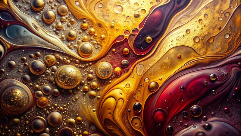 Figurative Acrylic Pour Painting Pattern Colorful Designs, Composition ...