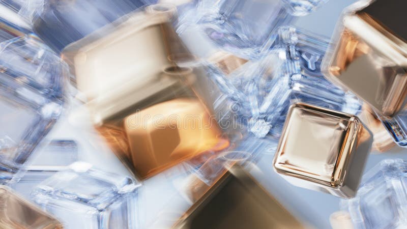 Dynamic Composition with Soft Focus. Technology Style. Bokeh, Motion ...