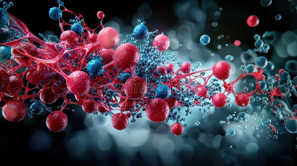 Dynamic Conceptual Dna Model Visualization Scientific Lab 3d Graphics ...