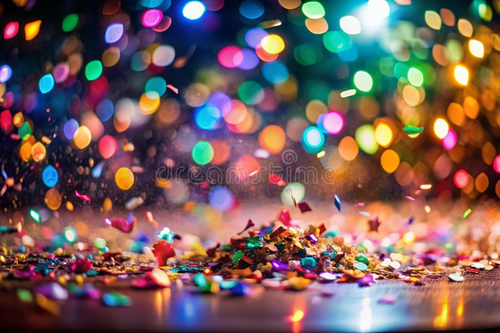 Festive Celebration Background a Vibrant Confetti Explosion for Party ...