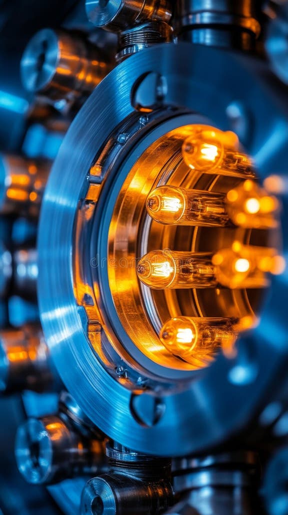 A Dynamic, Contemporary Design with Elaborate Gears and Shining Lights ...