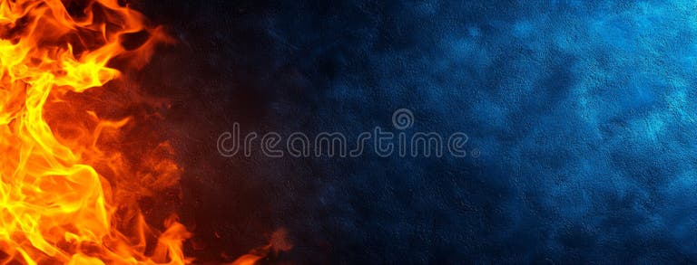 Dynamic Contrast of Fire and Ice Creates Striking Visual Effect ...