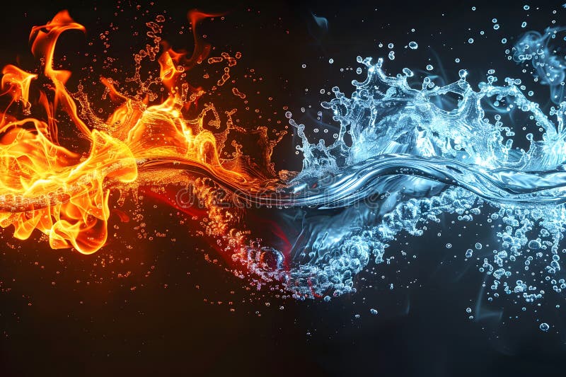 Dynamic Contrast of Fire and Water Elements for Creative Design ...