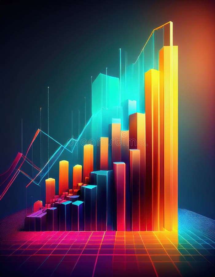 Dynamic Corporate Growth Illustration Showcasing Vibrant Stock Photo ...