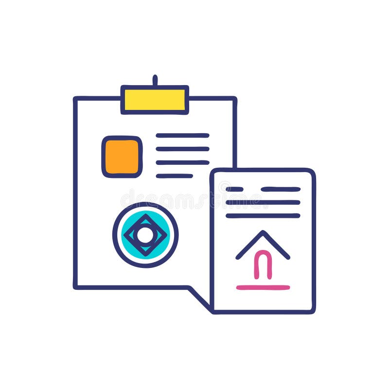 Dynamic Corporate Identity Guidelines Icon Stock Vector - Illustration ...