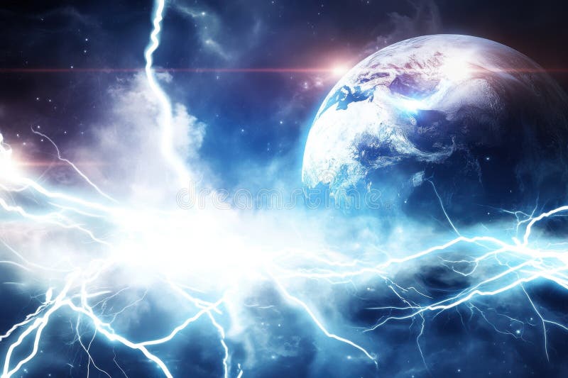 Dynamic Cosmic Lightning Strikes Near Earth with Vivid Energy and Power ...