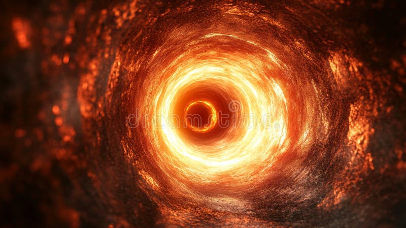 A Dynamic Cosmic Maelstrom of Red and Orange Tones, Representing a ...