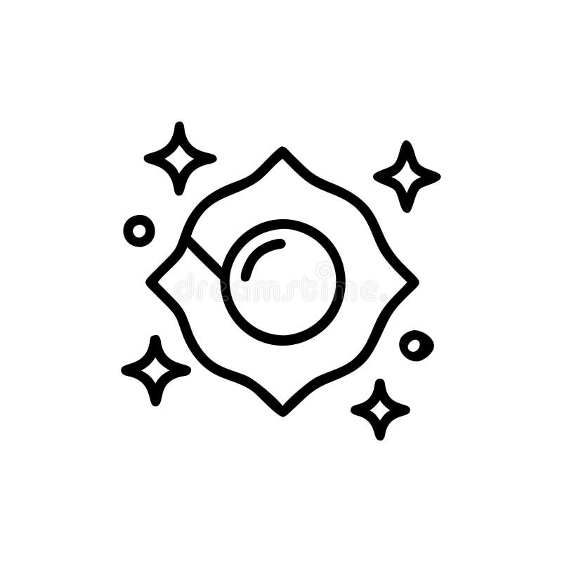 Dynamic Cosmic Shield Icon for Protection Stock Vector - Illustration ...