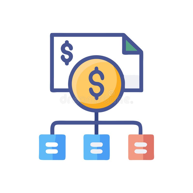Dynamic Cost Structure Icon Stock Vector - Illustration of visual ...