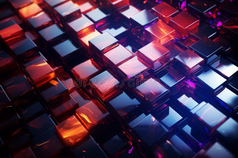 Create Stunning Futuristic Background with Colorful Abstract Shapes in ...