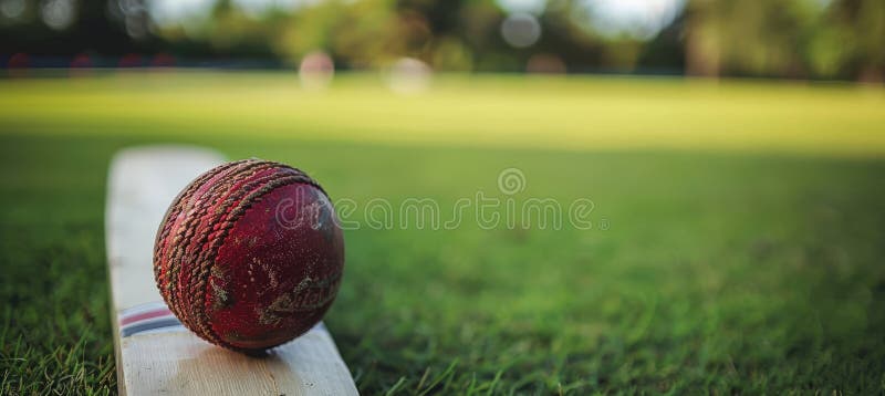 Dynamic Cricket Moment Ball Hitting Bat, Energy, Power Frozen in Frame ...