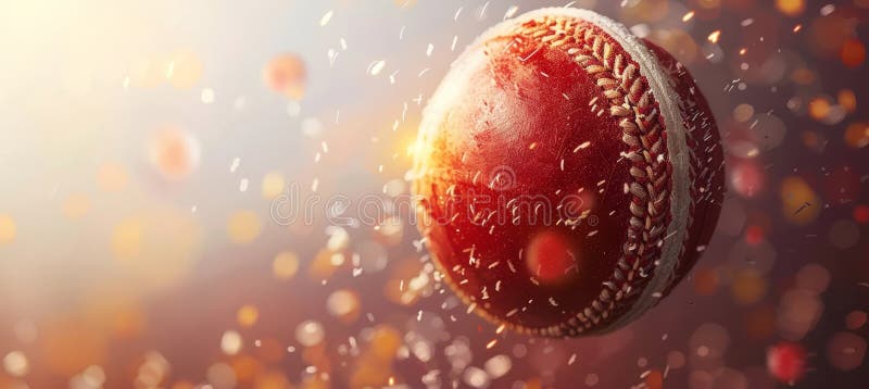 Dynamic Cricket Shot Impact Ball Hitting Bat Showcases Power and Energy ...