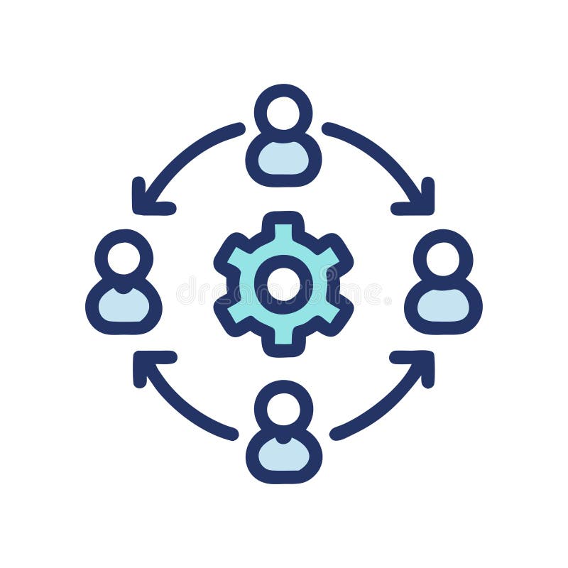 Teams 3d Icon Model Cartoon Style Concept. Render Illustration Stock ...