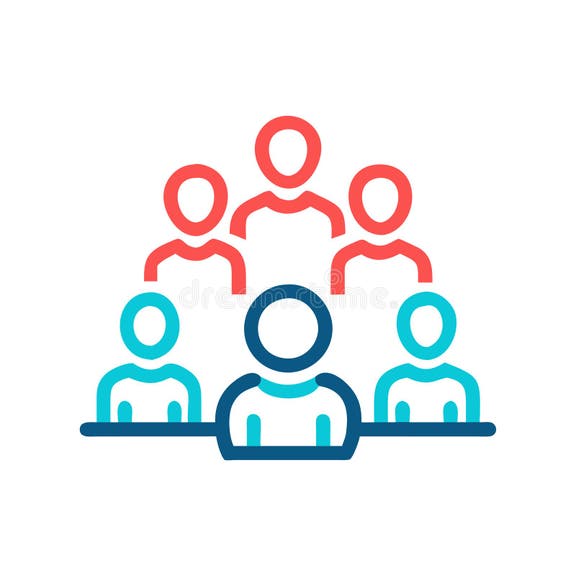 Dynamic Crowdsourcing Icon stock vector. Illustration of brainstorming ...